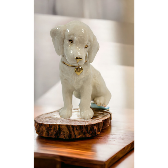 Lenox | Accents | Lenox Porcelain Labrador Retriever Puppy Dog Figurine ...